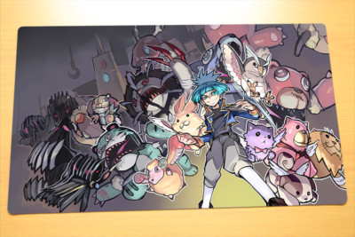 No.429 Yugioh TCG Custom Playmat Sora Fluffal Cat Rabbit Frightfur Bear ...