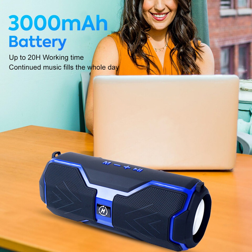 High Bass Bluetooth Speakers Portable Ultra Loud Wireless Speaker ...