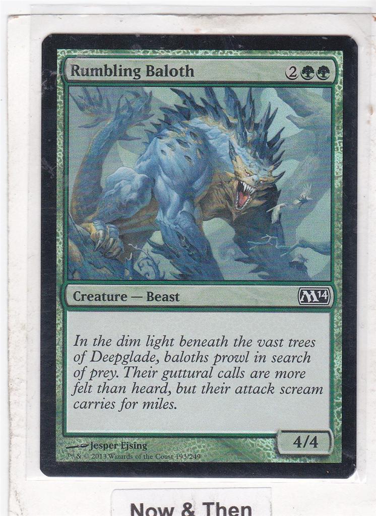 MTG: M2014: Foil: Rumbling Baloth | eBay