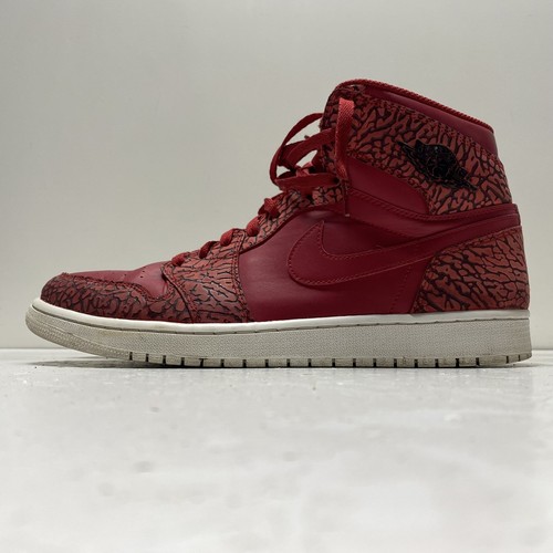 Jordan Men's Red Elephant Print Air Jordan High Top Athletic Sneakers ...