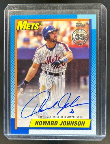 2025 Topps Howard Johnson 1990 Auto #90B2-HJ Mets | eBay