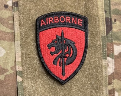 US Army SOCAF Patch w/ Hook Full-Color Special Oprations Command Africa ...