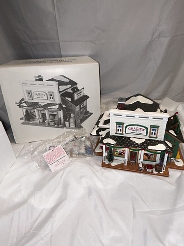 Department 56 Snow Village Gracie Store Dry Goods General Store | eBay