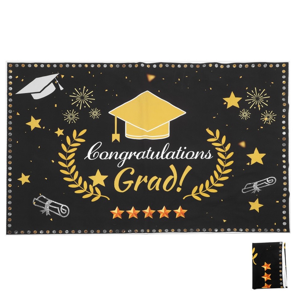 Graduation Banners Photo Background Decoration Party Decorations | eBay ...