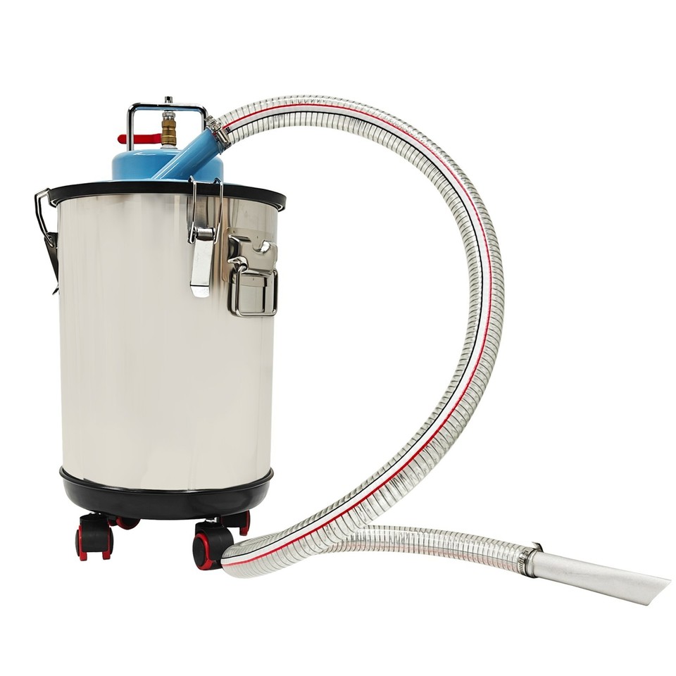 30L Pneumatic Vacuum Industrial Vacuum Cleaner Iron Filings Oil Suction ...