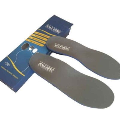 Walk-Hero Medical Orthotic Insoles Comfort/Support Gray - Men 6-6.5 ...