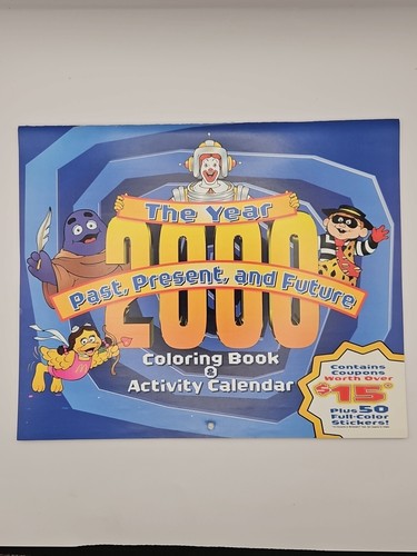 The Year 2000 Past, Present, and Future Coloring Book & Activity ...