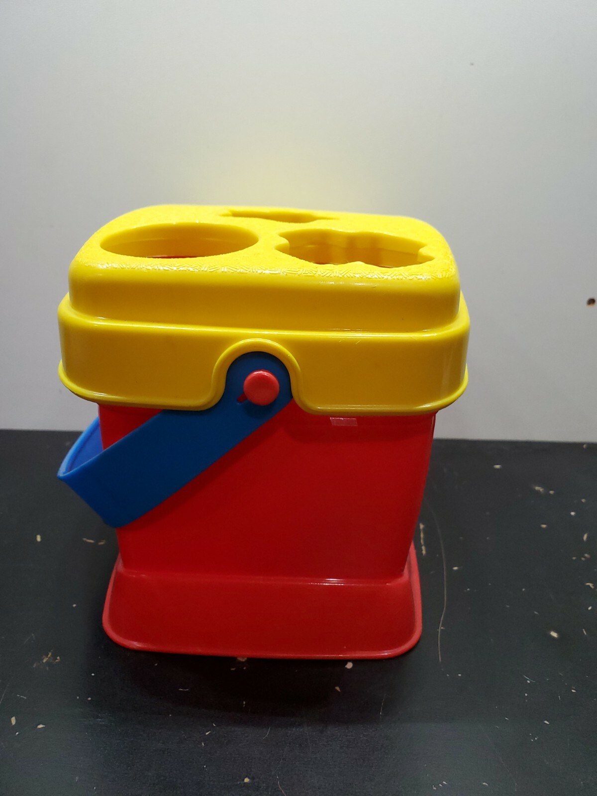 Fisher Price Shape Sorter Bucket Box Blocks Colors Toddler Toy 2006 Red ...