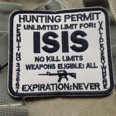 HUNTING PERMIT UNLIMITED LIMIT FOR ISIS 3D TACTICAL HOOK PATCH | eBay