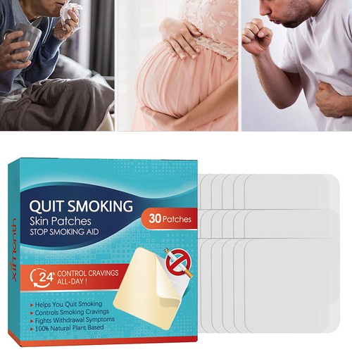 30PCS Men Women Quit Smoking Patch Stop Smoking Stickers 24Hours Small ...
