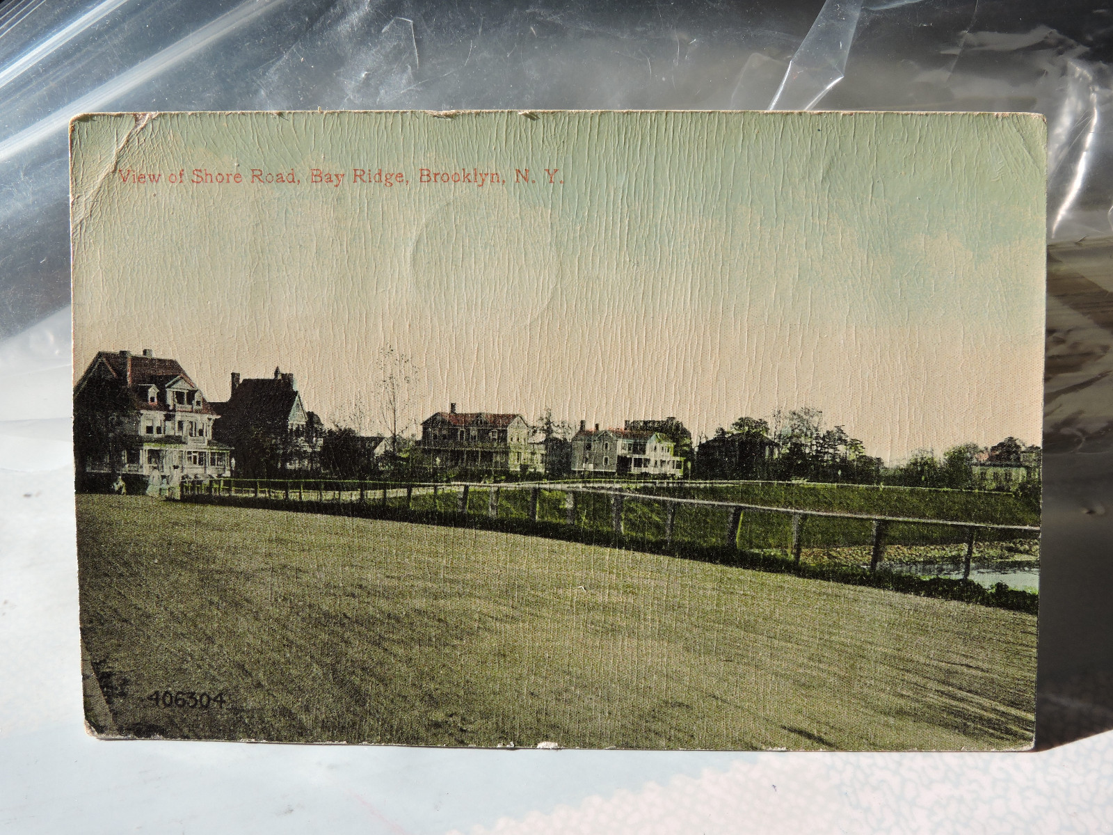RARE 1914 BAY RIDGE Shore Road MANSIONS Brooklyn NYC post card Postcard ...
