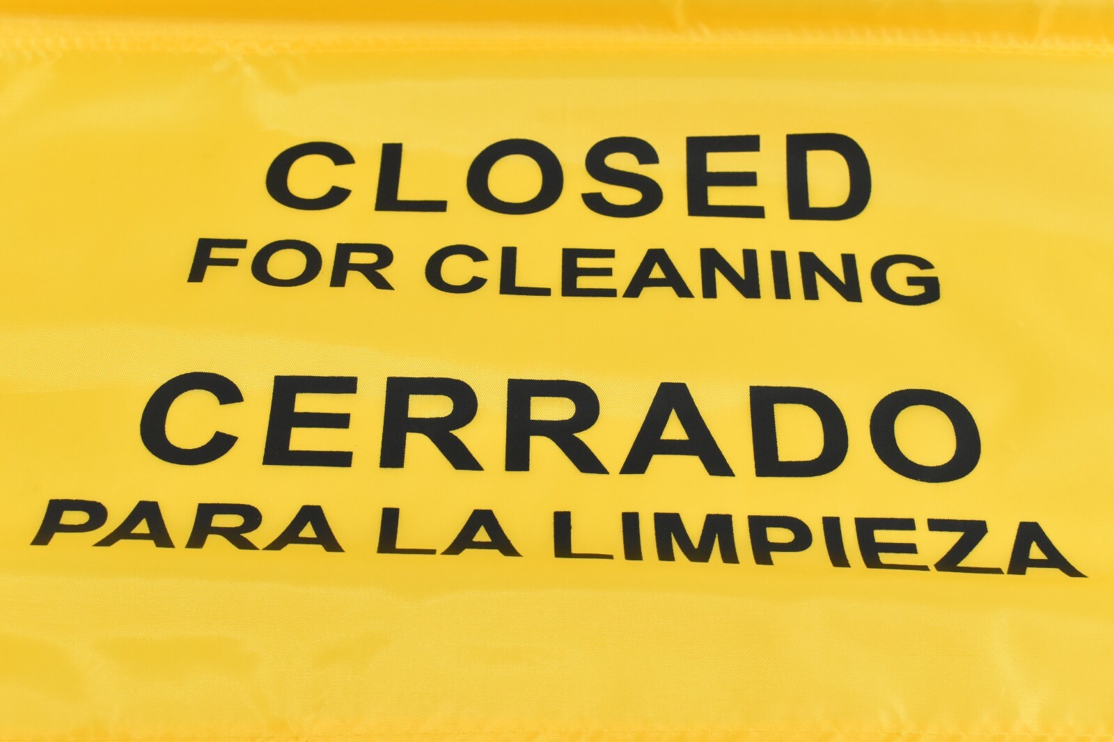 Tough Guy "Closed For Cleaning" Door Barricade Sign 20WT67, 14" x 32 ...