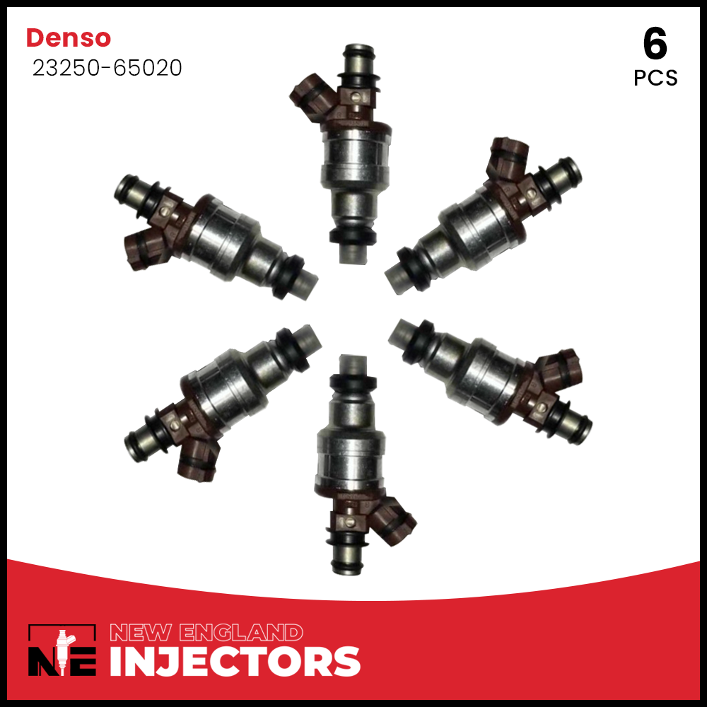OEM Denso 23250-65020 Fuel Injector Set of 6 1989-1995 Toyota Pickup 3 ...