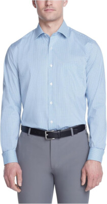 Van Heusen Men's Dress Shirt Regular Fit Stain Shield Stretch, 15-15.5 ...