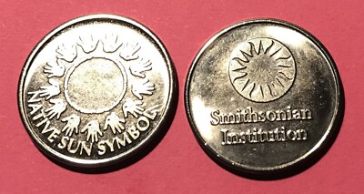 Smithsonian Institution Native Sun Symbol Collectible Token | eBay