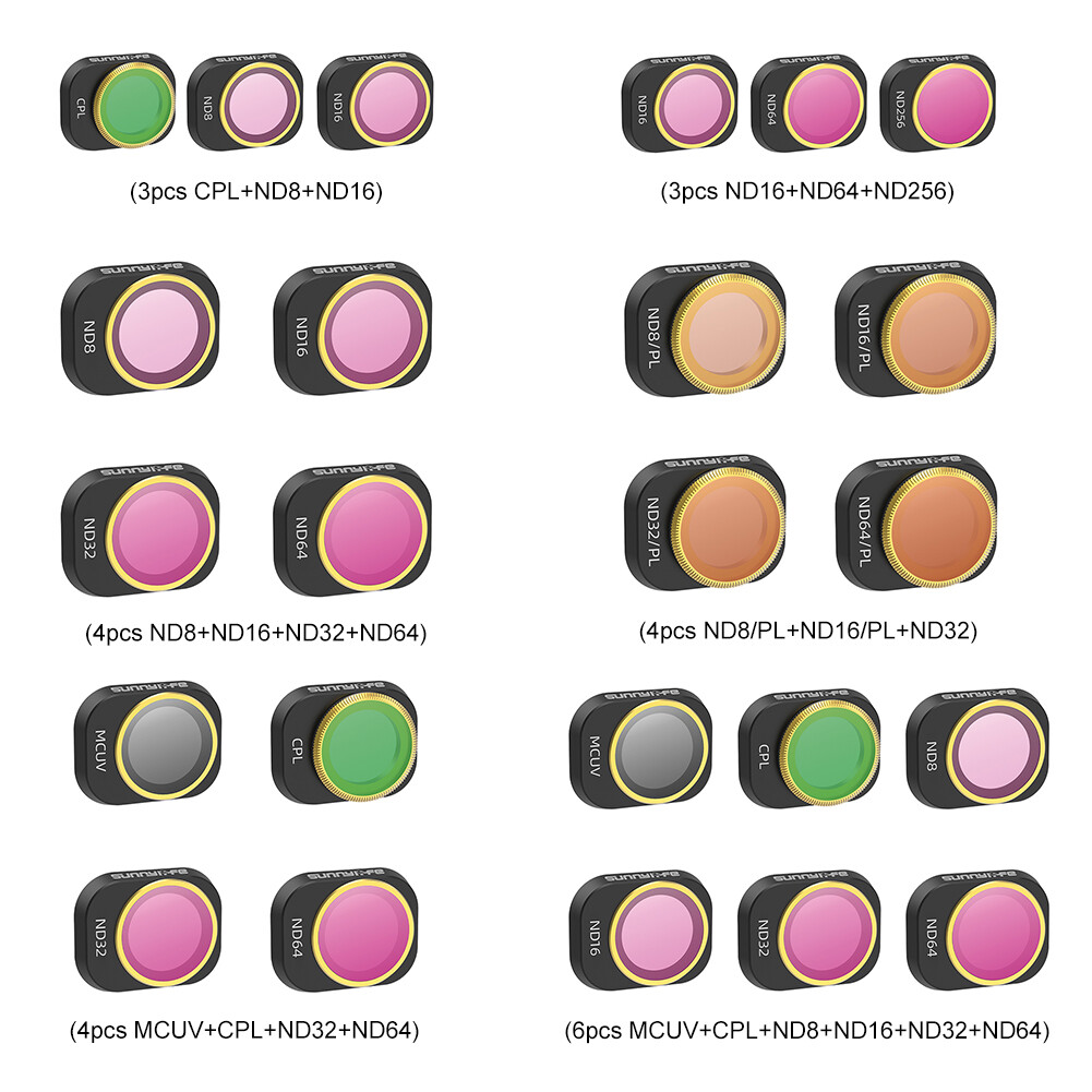 Camera Lens Filters Kit UV CPL ND Lens Filters Avoid Overexposure for ...