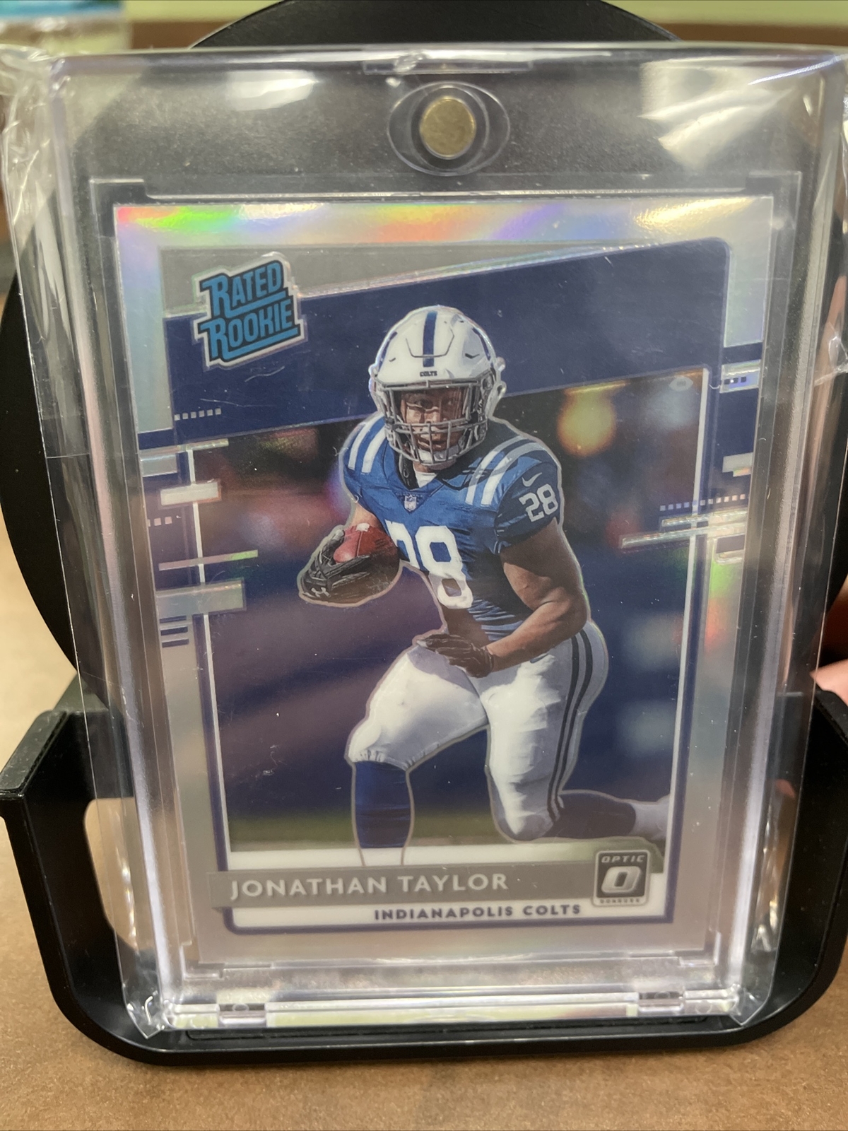 2020 Panini Donruss Optic Jonathan Taylor Silver Holo Prizm Rated ...