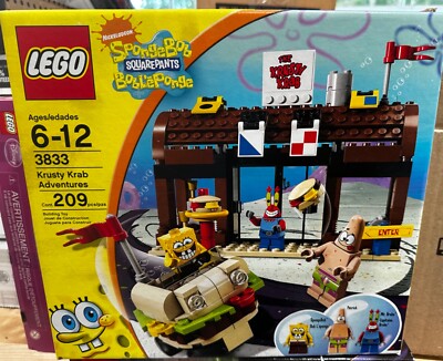 New LEGO 3833 SpongeBob SquarePants: Krusty Krab Adventures ...