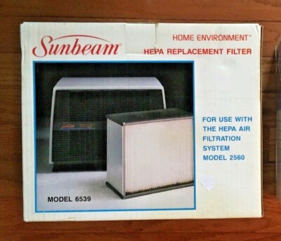 Sunbeam HEPA Replacement Filter Model 6539 for Model 2560 Filtration ...