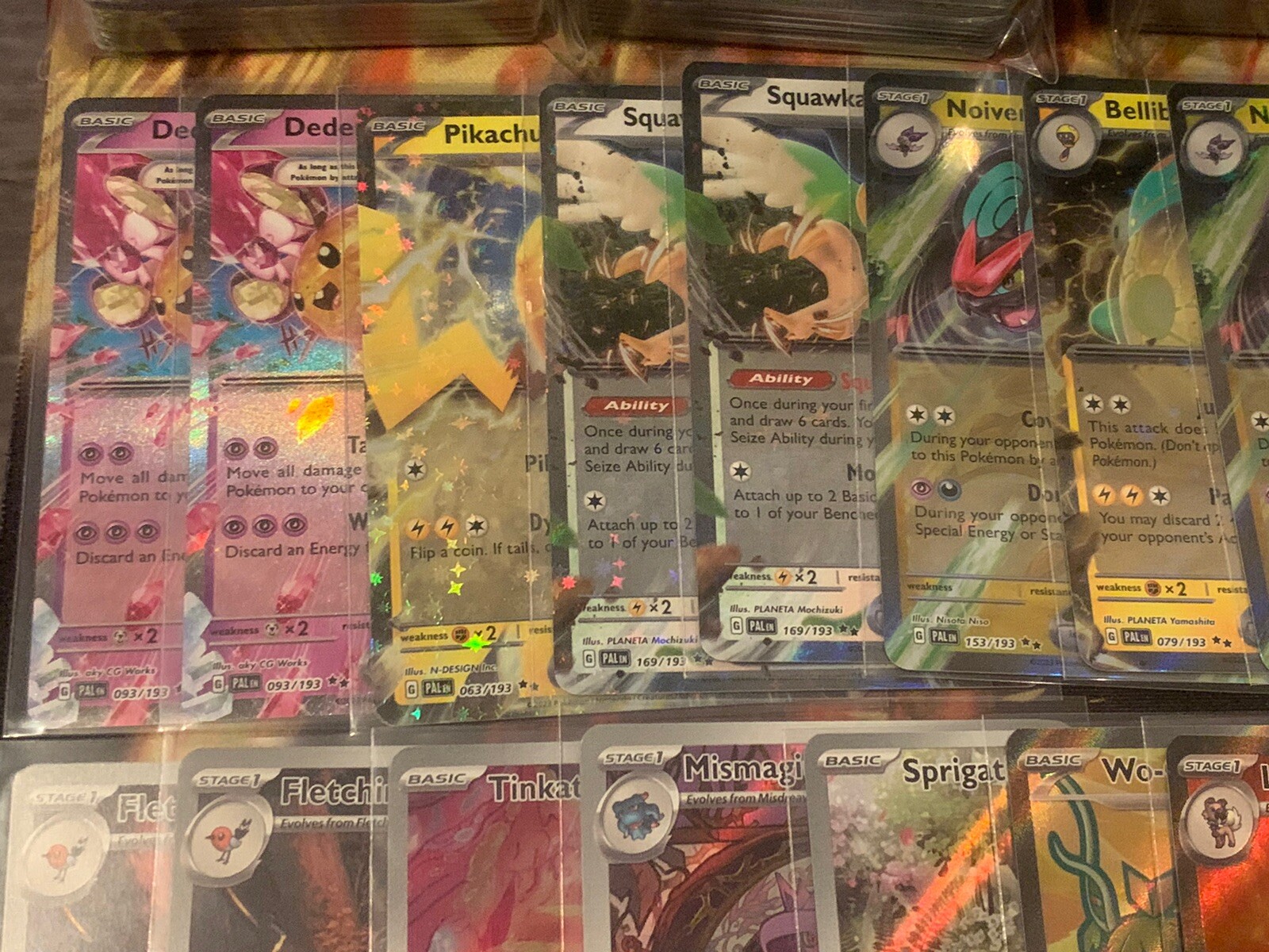 Paldea Evolved Pokemon Card Tcg Bulk Reverse Holo Ex Bulk Secret Rare ...