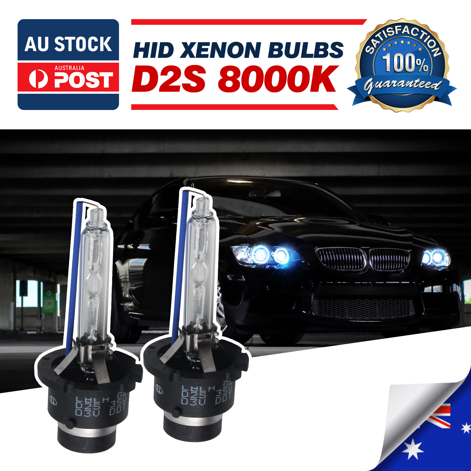 D1S D2S D2C D3S D4S Standard Headlight Globe Xenon HID Bulb Lamp For ...