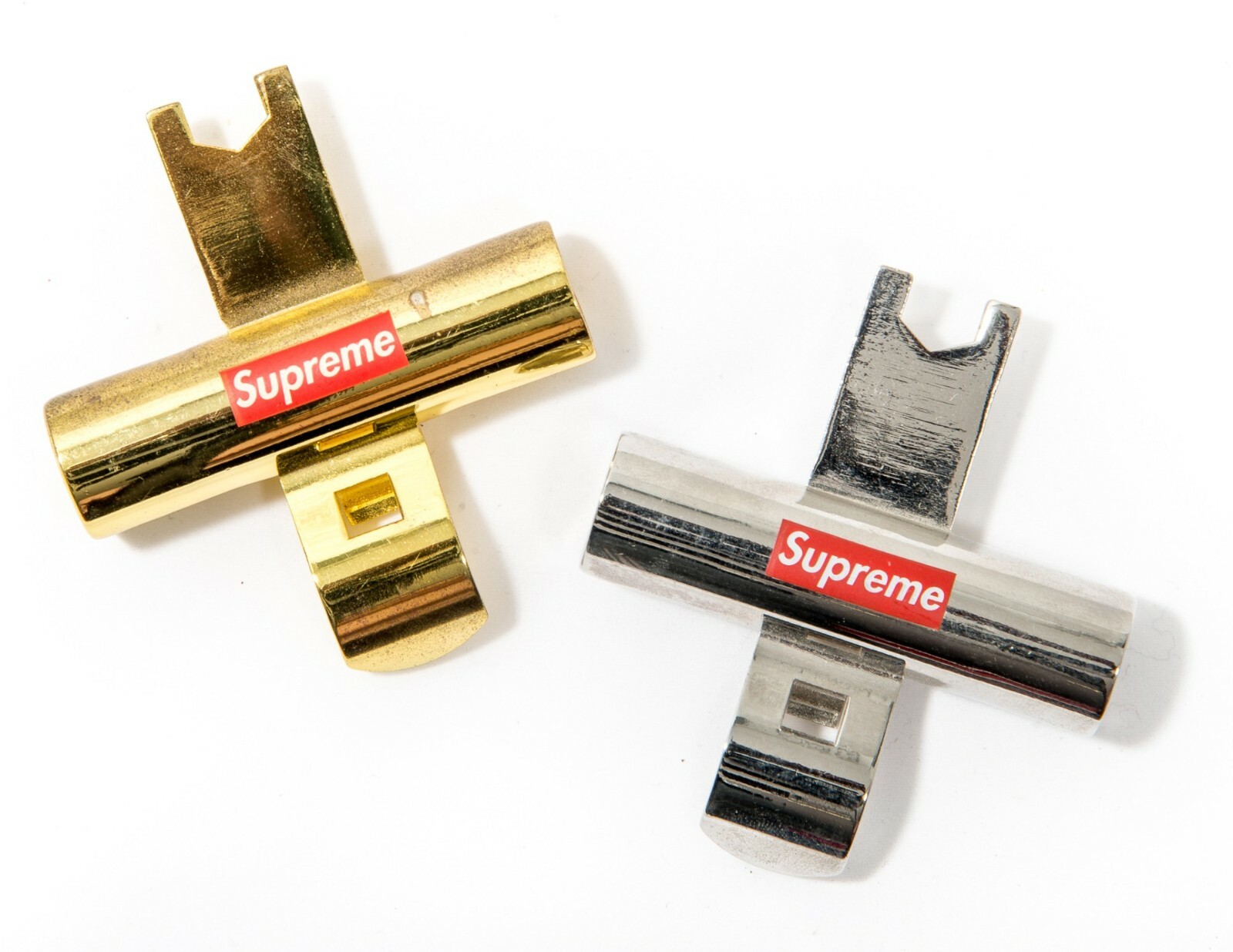 Supreme Skate Tool s/s 2013 Gold Silver polished RARE Box logo Pipe MFG ...