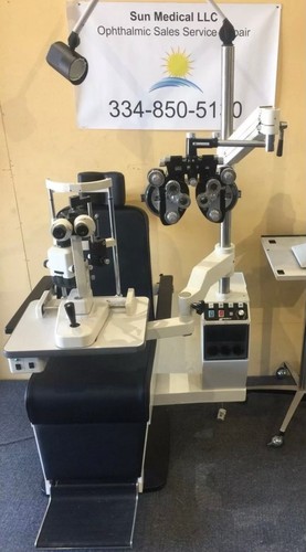Marco combo ophthalmic instrument chair and stand with slit lamp and ...