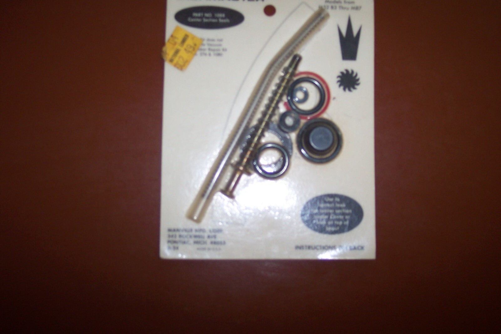 Vintage genuine Dishmaster part no.1088 center section seals | eBay