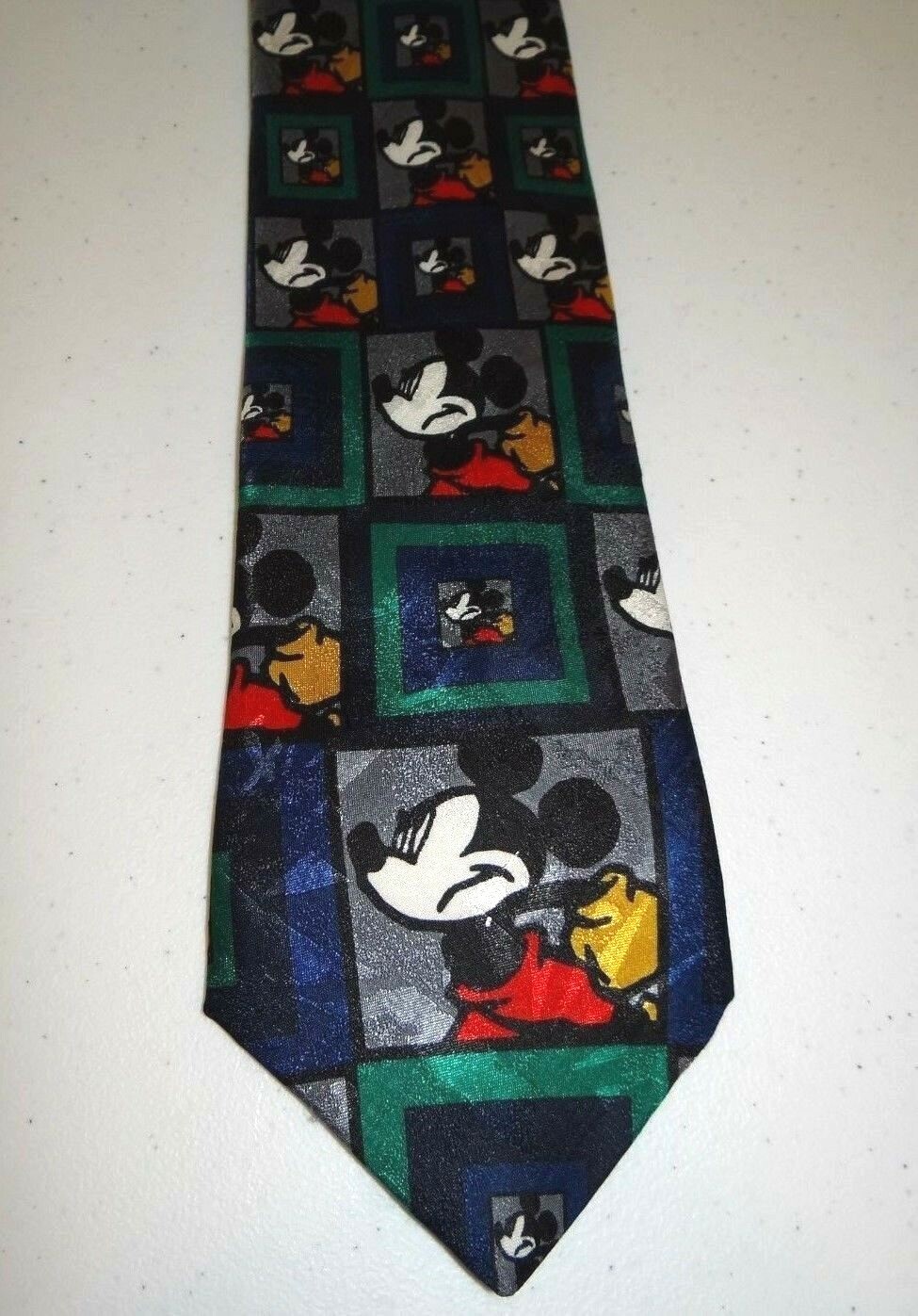 Walt Disney Necktie Angry MICKEY MOUSE Mickey Unlimit… - Gem