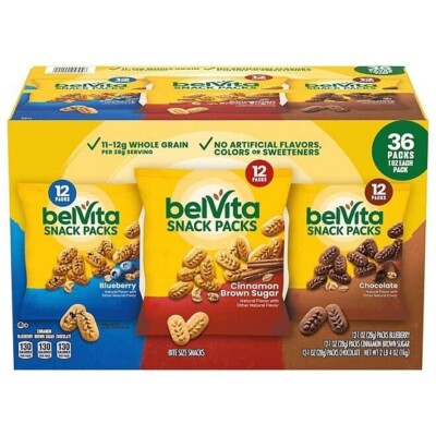belVita Bites Breakfast Biscuits Variety Pack (1 oz., 36 pk.) | eBay