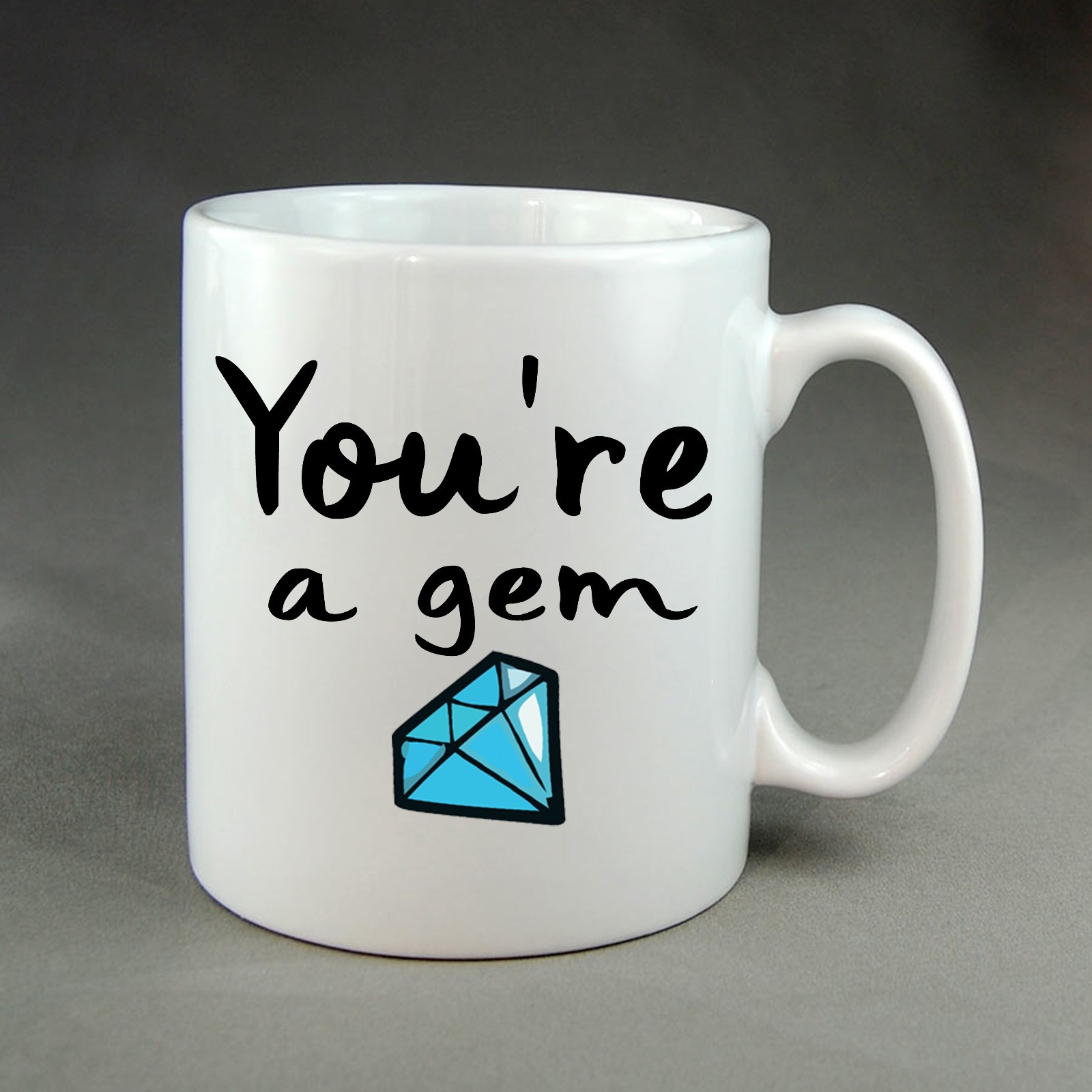 You're a Gem Mug Present Gift Couples Valentines Love Funny Family ...