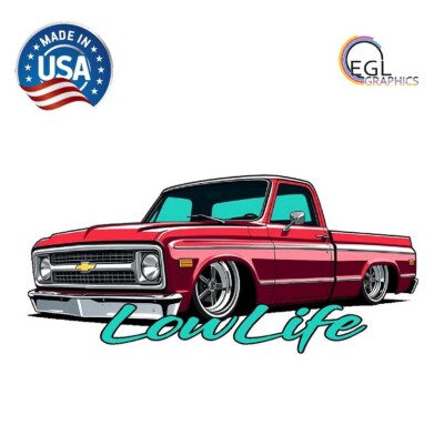 Lowlife Minitruck Decal Sticker Air ride Bagged Low Life rider Slammed ...