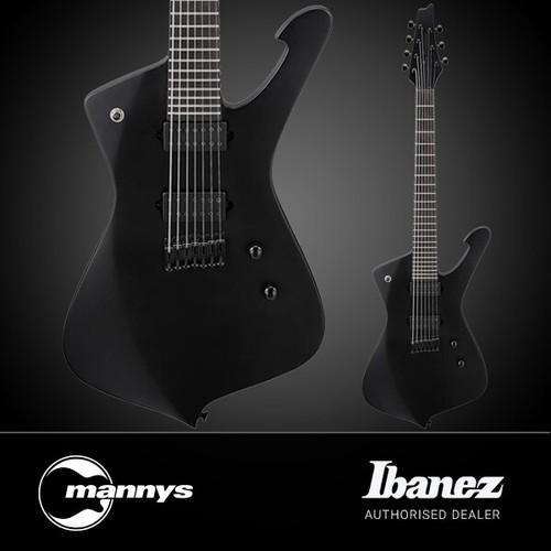 Ibanez ICEMAN ICTB721 BKF 7-String Electric Guitar (Black Flat) inc Gig ...