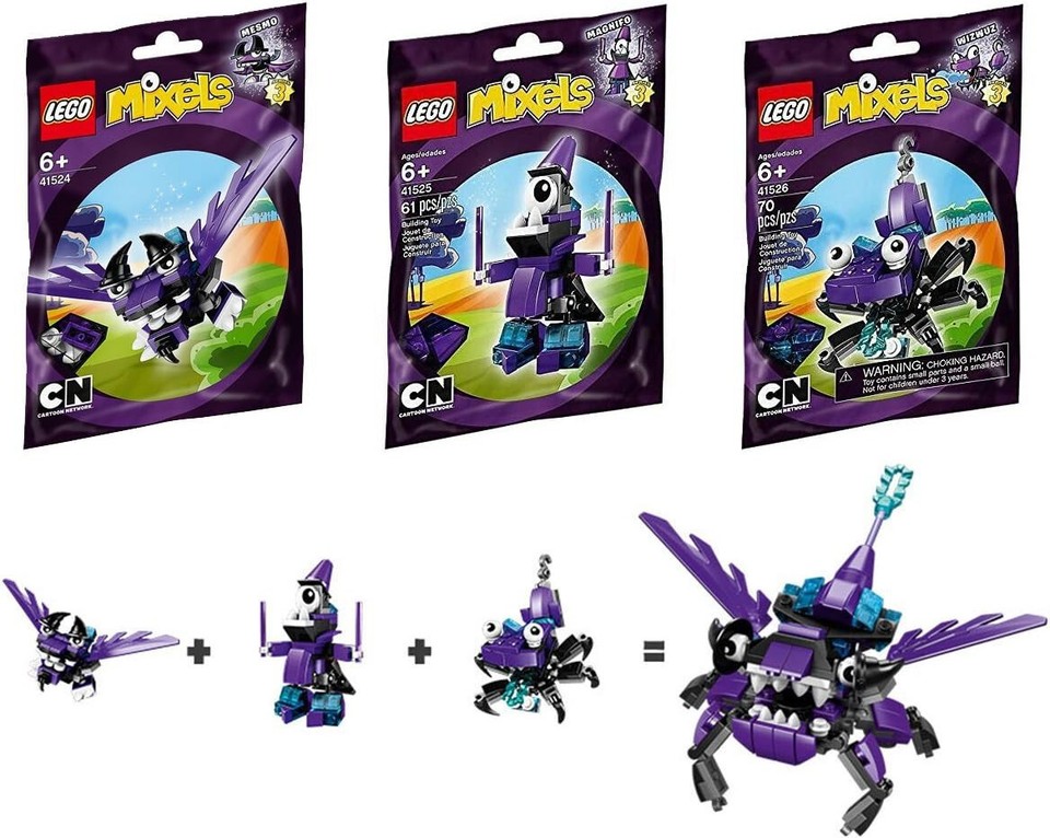 LEGO MIXELS WIZTASTICS SET 41524 MESMO 41525 MAGNIFO 41526 WIZWUZ - UPS ...