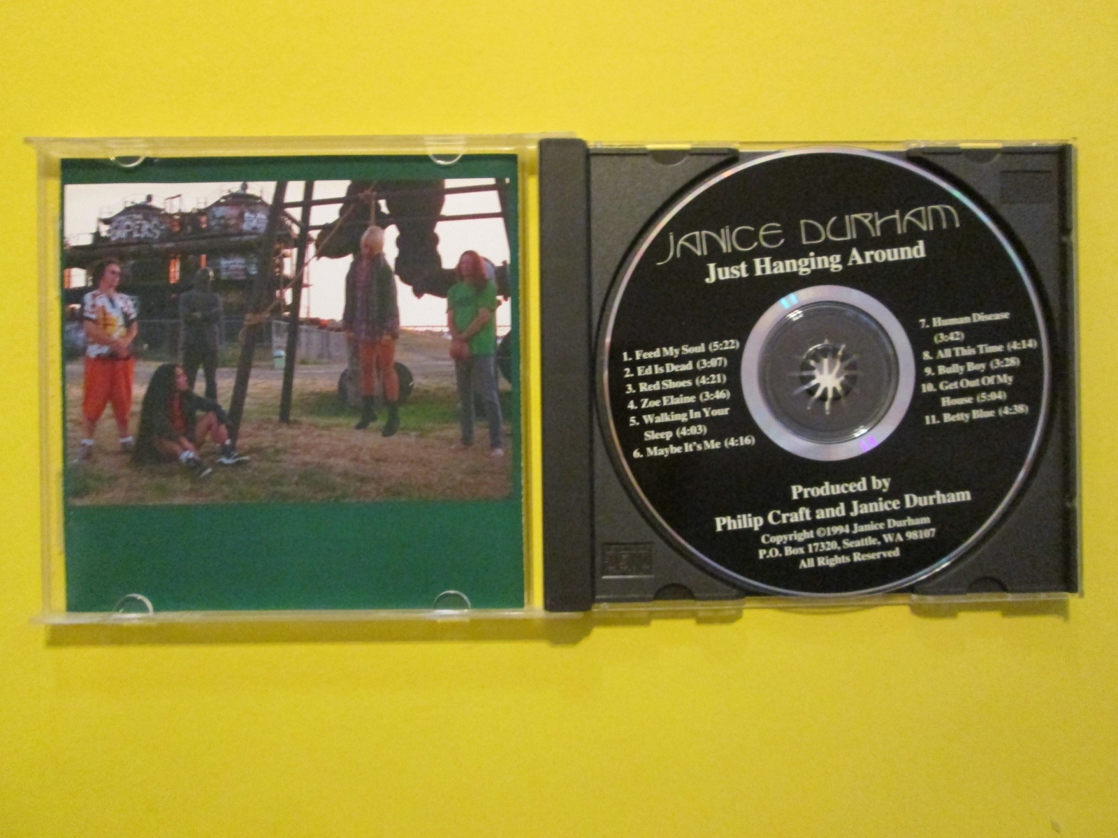 Janice Durham Just Hanging Around Seattle NW 90's 1994 CD 745058011027 ...