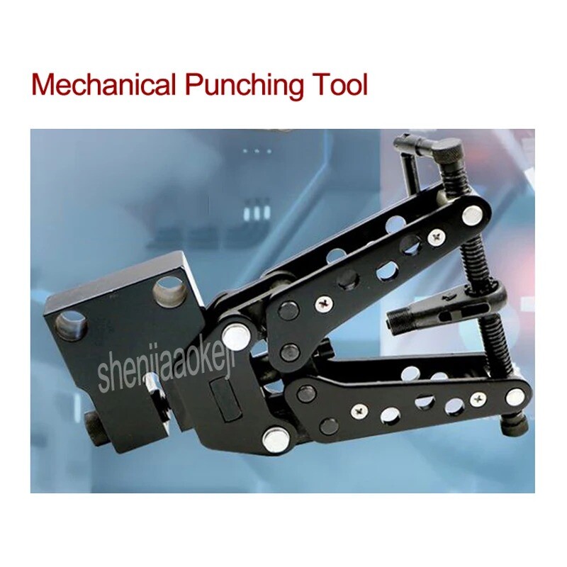 Manual punch machine Mechanical punching tool processing row opening ...