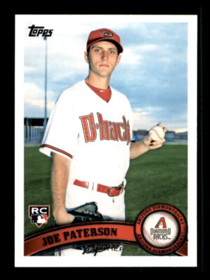 2011 Baseball Topps Joe Paterson Arizona Diamondbacks #604 RC | eBay