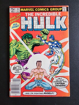 Marvel Comics The Incredible Hulk Annual #10 1981 Al Milgrom Cover | eBay