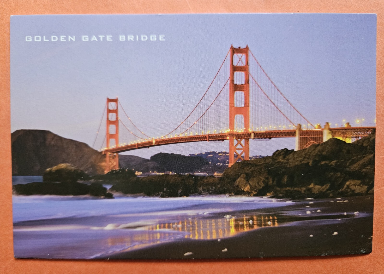 GOLDEN GATE LIGHTED POSTCARD | eBay
