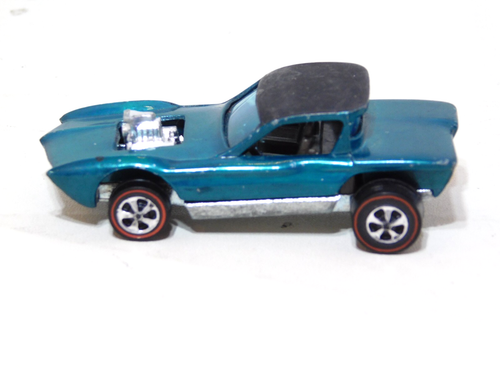 Vintage 1967 Hot Wheels Redline Python Green with Black Top | eBay