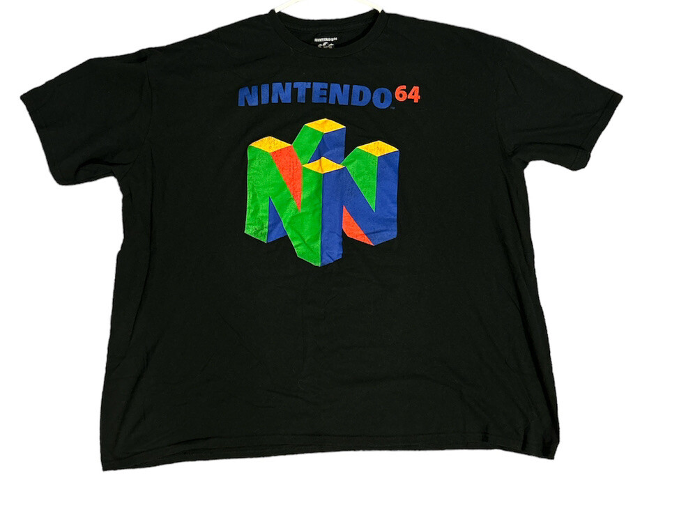 Nintendo Official Authentic Nintendo 64 T-Shirt 2017 … - Gem