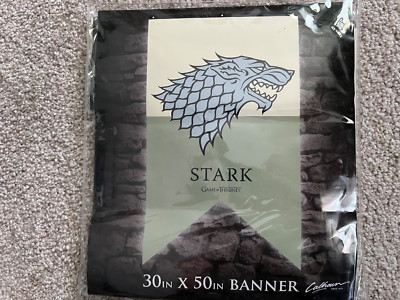 Game of Thrones Stark Banner 30"x50" HBO Licensed 2018 Sealed | eBay