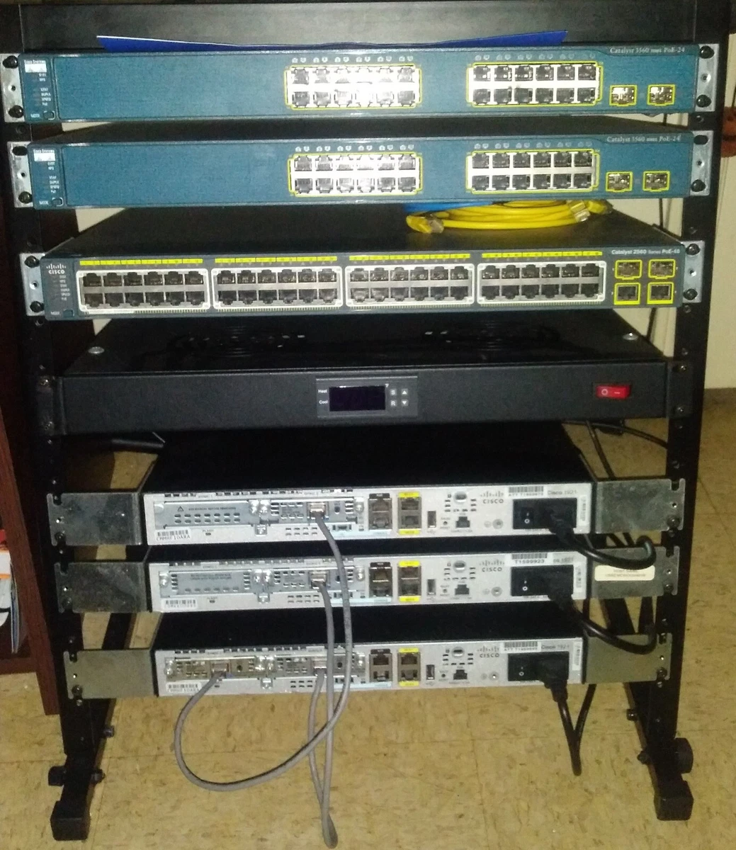 Cisco Routers Rack