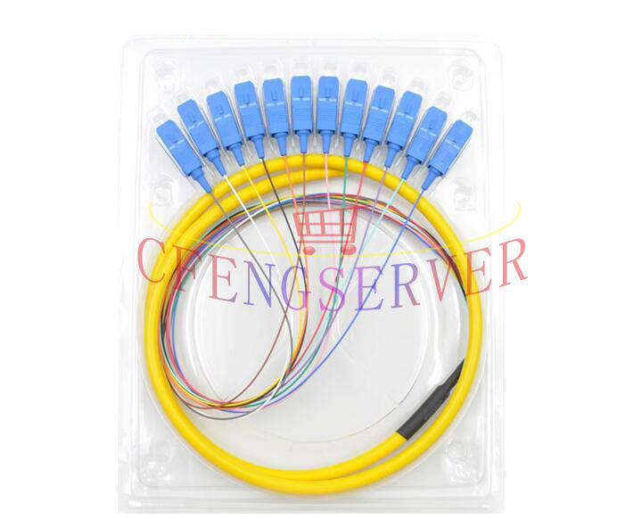 10pcs 12 core Fiber Optic Bundle Pigtail SC Single Mode Fiber Optical SM 9/125 | eBay