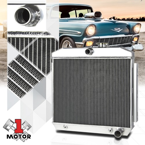 Aluminum 3 Row Performance Radiator for 55-57 Chevy 150/210/Bel Air 4.3 ...