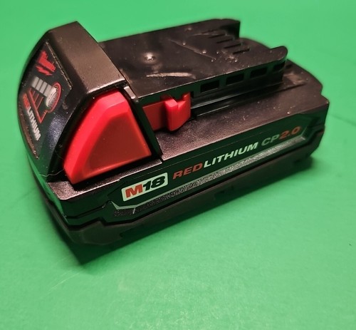 Milwaukee 48-11-1820 M18 Compact Red Lithium 2.0 Cordless Tool Battery ...
