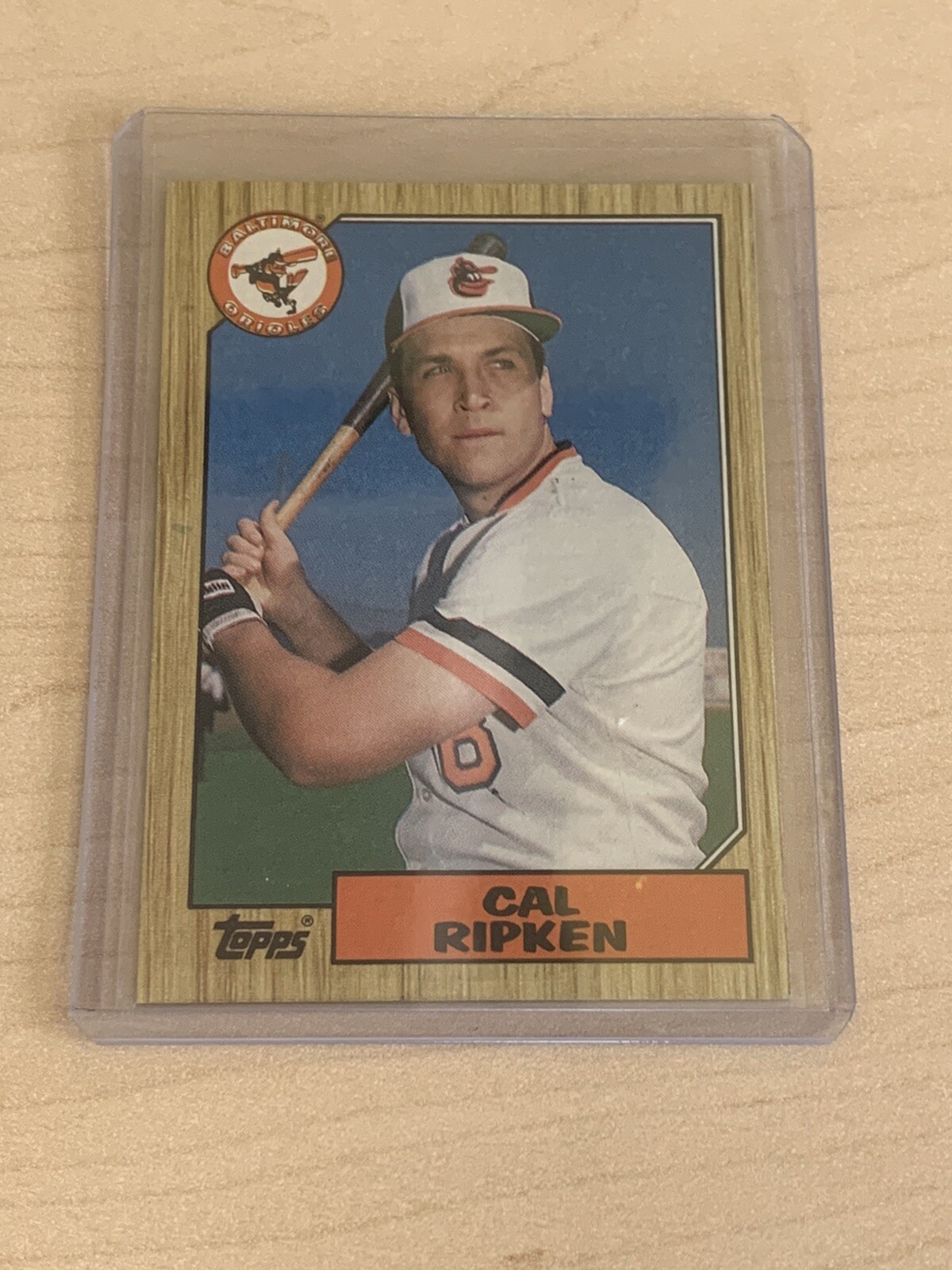 Rare 1987 Topps Cal Ripken Logo Print Error Baltimore Orioles #784 ...