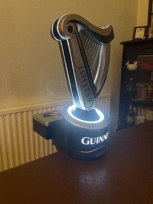 Guinness Surger Unit Man Cave Pub Shed Home Bar LED Harp New Shape UK ...