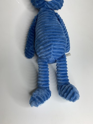 Walgreens Blue Ribbed Bunny Rabbit 15" Plush Stuffed Animal Toy Lovey ...