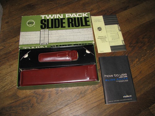 Pickett N600-ES & N3-ES Slide Rule Twin Pack+Original Box&Manuals | eBay